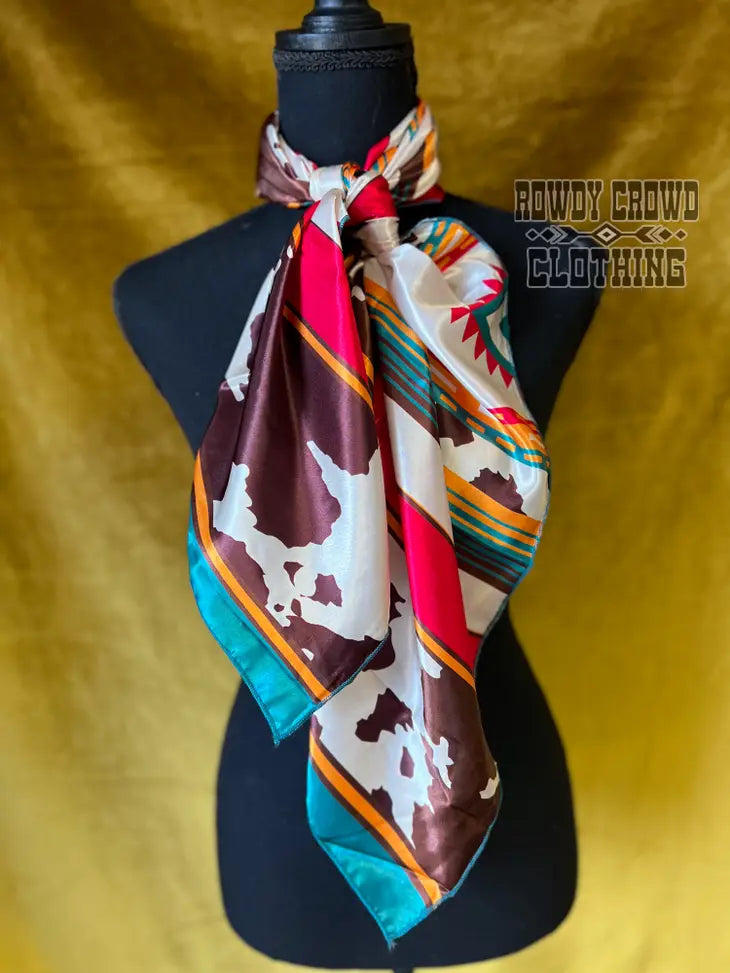 Rowdy Crowd Clothing Conroe Cowprint Wild Rag – Nigro's Western Store #1