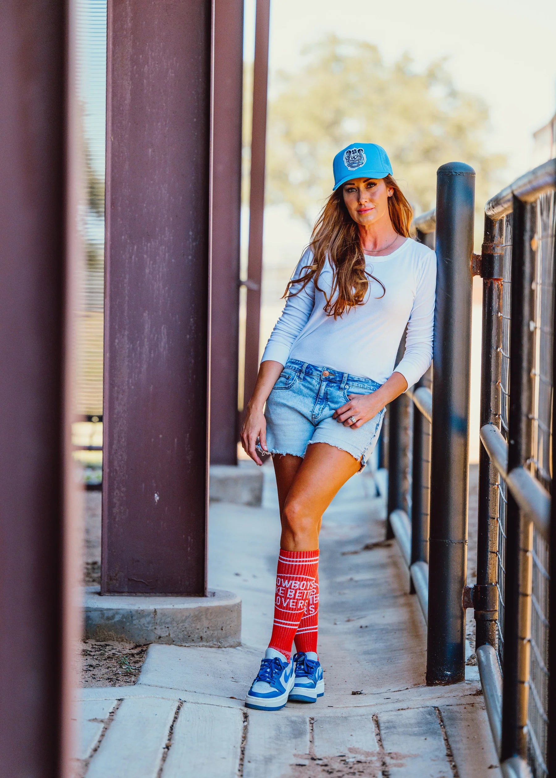 Lucky Chuck Cactus Alley-Cowboys Lover Red Performance Socks - 12168 ...