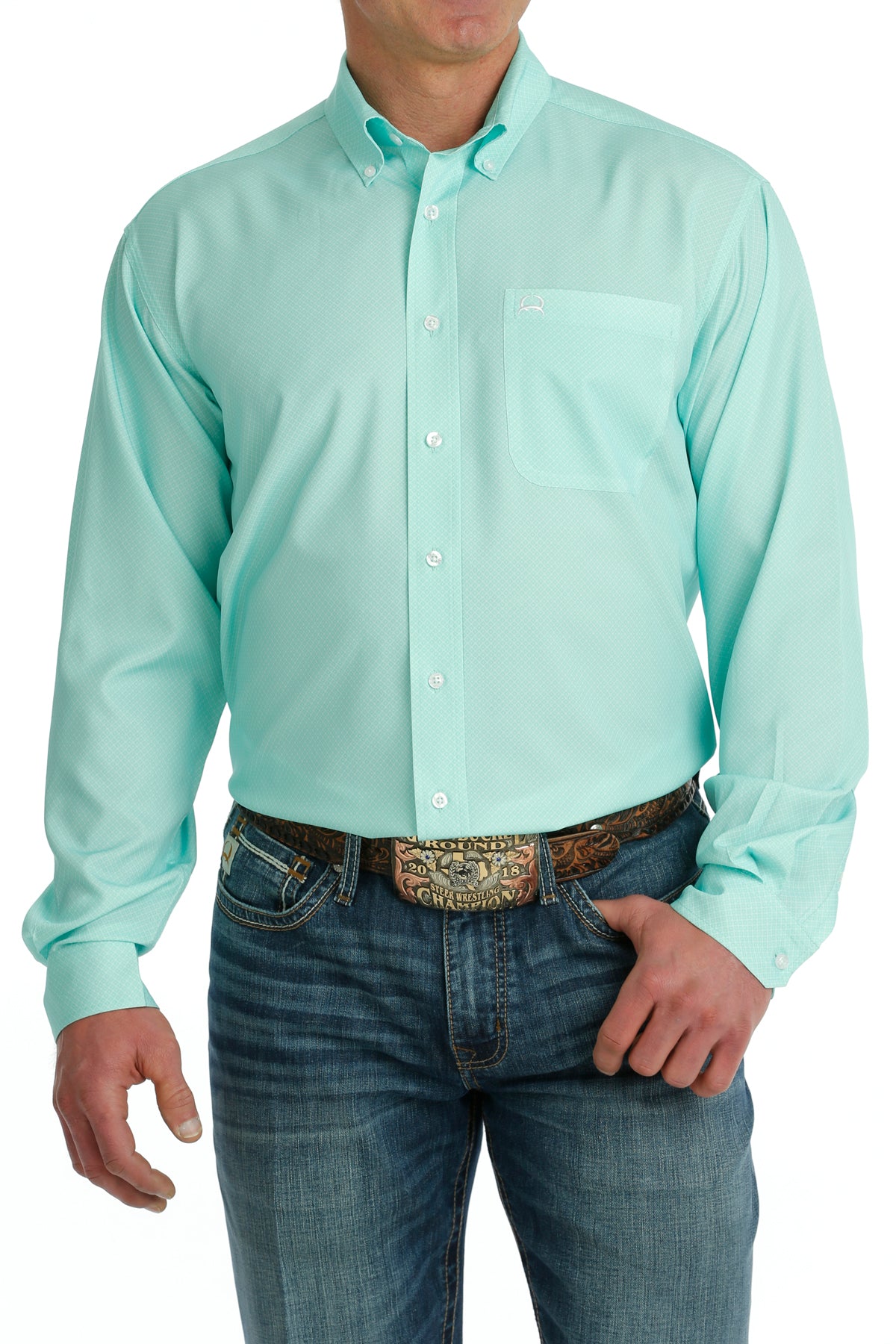 Men's Cinch ArenaFlex Printed Long Sleeve Shirt - MTW1862024 - FINAL S ...