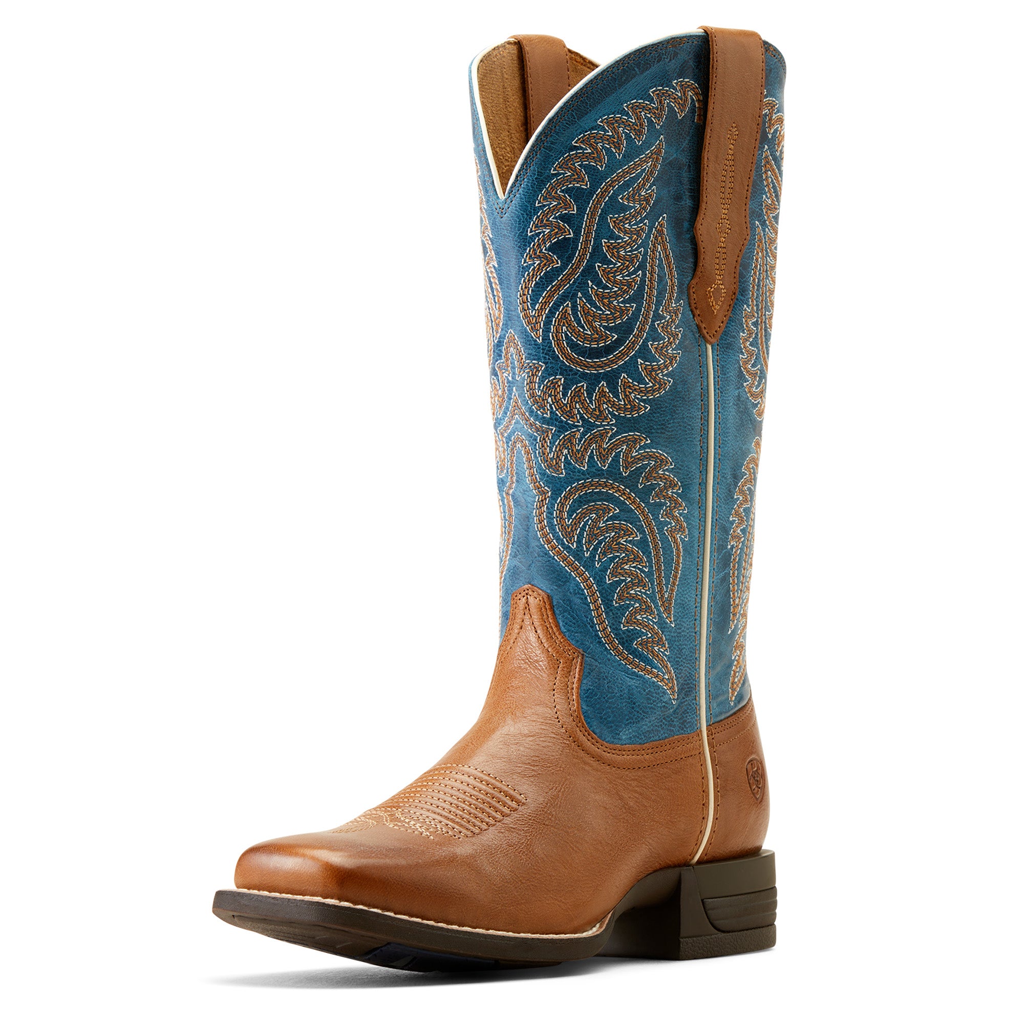 Women's Ariat Cattle Caite Stretchfit Roasted Peanut Western Boot - 10 ...